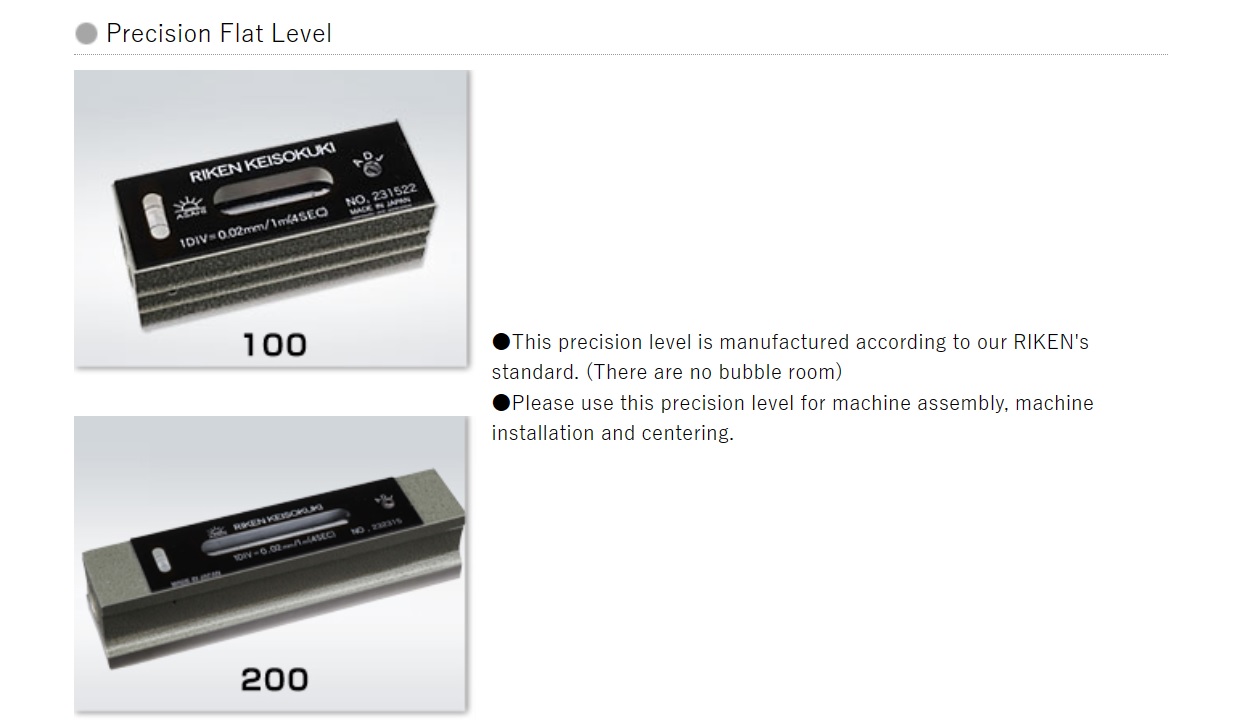 Ichiban Precision Sdn Bhd - Riken - Riken Precision Flat Level